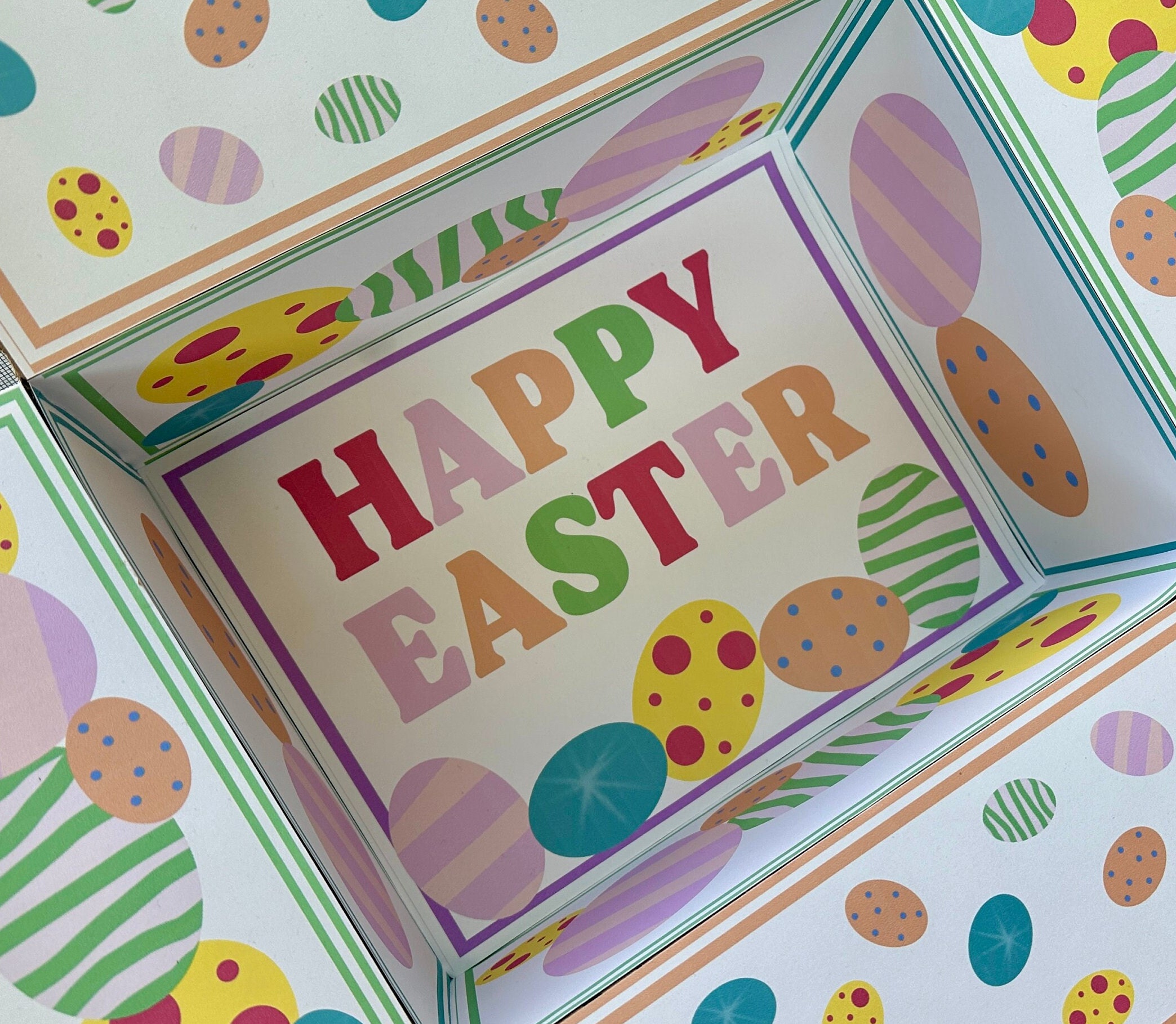 Easter Care Package Printable Box Decor (missionaries, Grandchildren ...