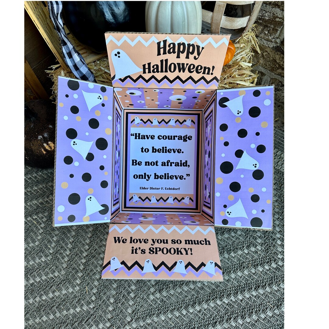 LDS Missionary Halloween Care Package Printable Decor - Etsy