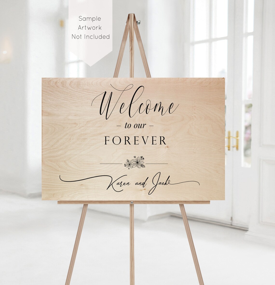 24x36" Wood Sign Mockup: Seating Chart, Welcome Sign (digital Download ...