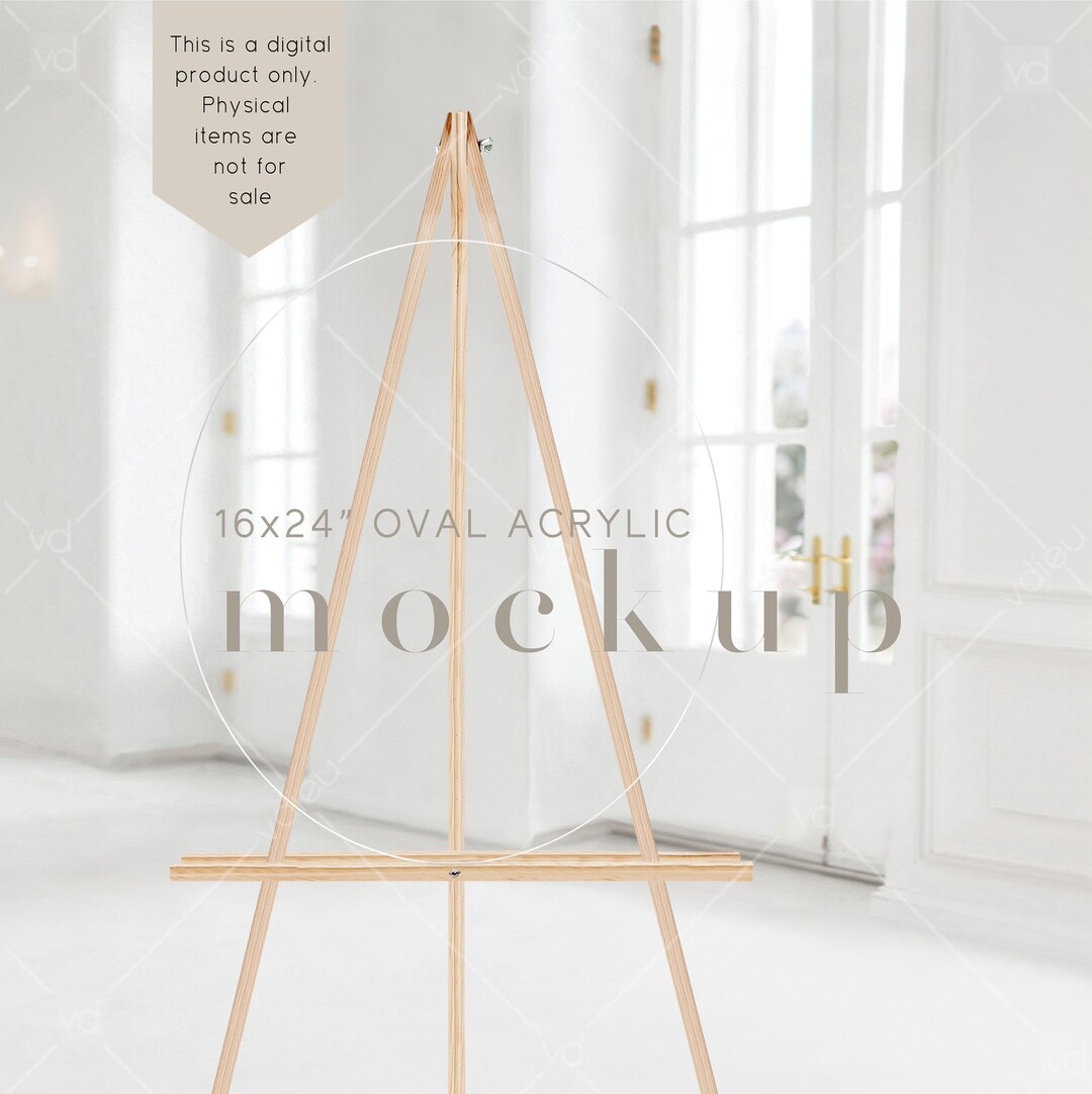 16x24" Oval Acrylic Sign Mockup (digital Download) - Etsy