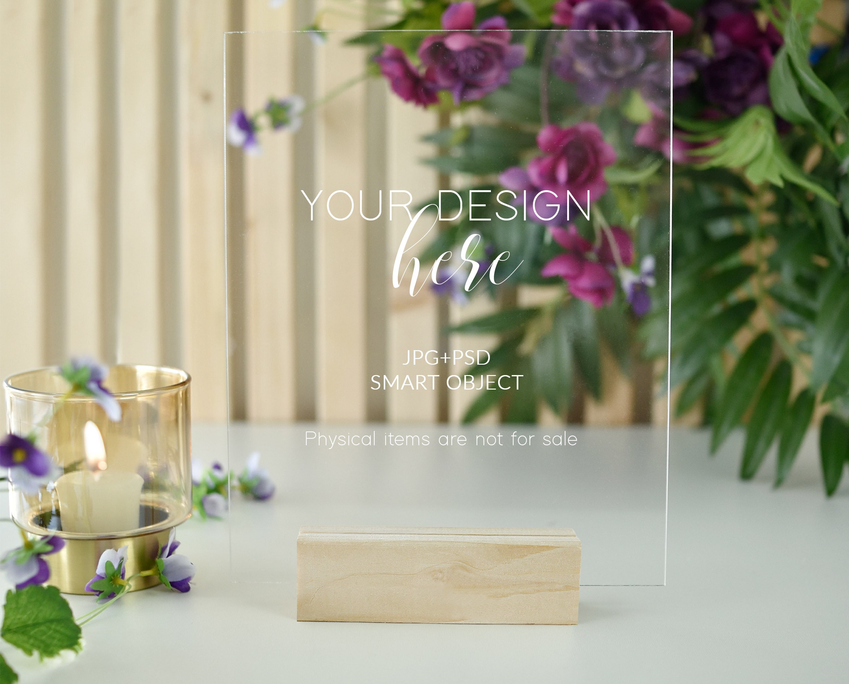 8x10" Acrylic Sign Mockup: PSD Smart Object (digital Download) - Etsy