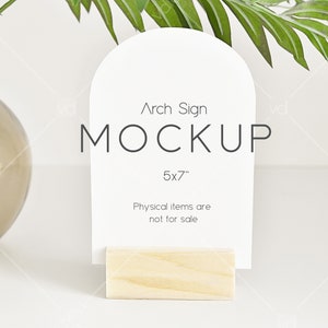 Arch Table Sign Mockup, Table Sign Mockup, Wedding Mockup, Menu Sign ...