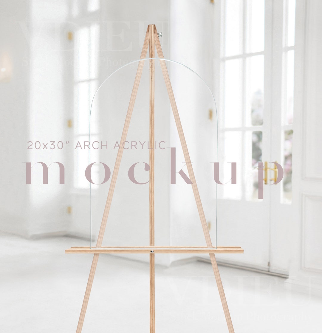 Arch Acrylic Sign Mockup, Wedding Arch Acrylic Mockup, Acrylic Welcome ...