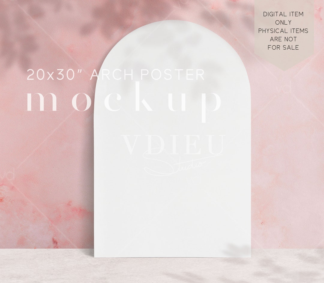 Arch Sign Mockup, Welcome Sign Mockup, 20x30 in Arch Poster Mockup ...