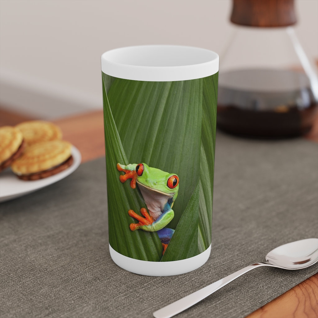 Red-eyed Tree Frog Conical Coffee Mugs 3oz 8oz 12oz - Etsy