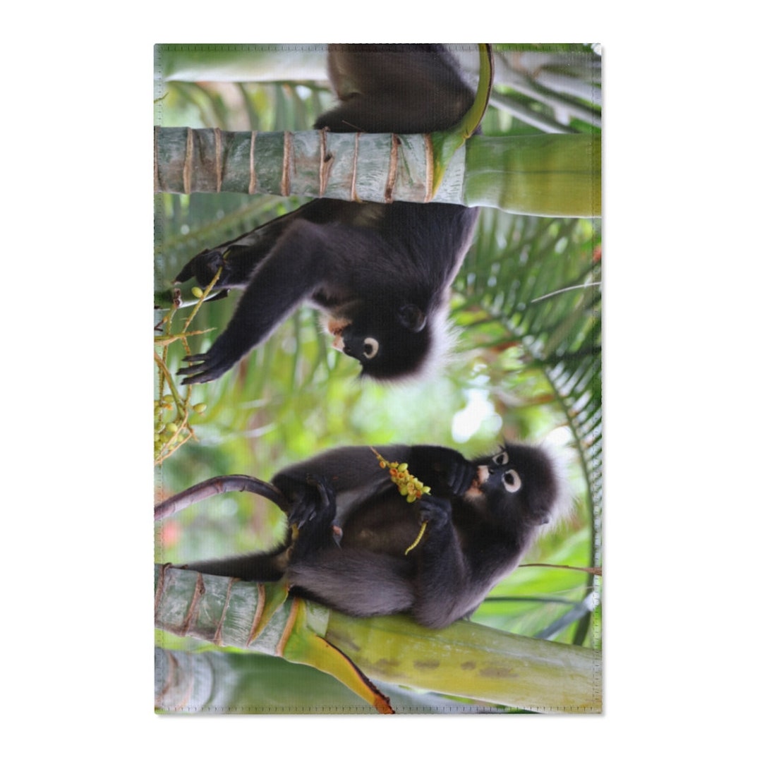 Monkey Area Rug - Etsy