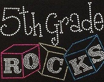5th grade rocks | Etsy