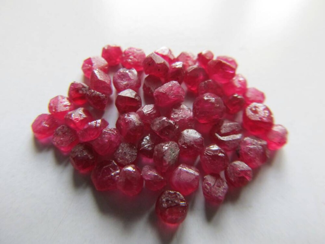 Natural / Untreated / Mozambique Raw Ruby Rough / Unpolished ...