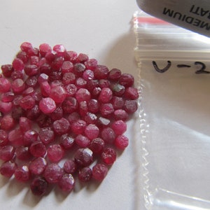 Natural and Untreated Raw Mozambique Ruby Beads Rough- Mozambique Ruby Rough- Lot Code-u28 ,U29 ...