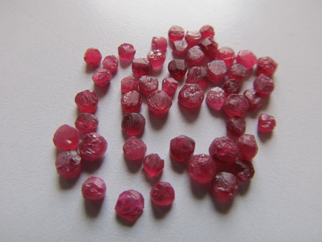Natural Untreated Raw Mozambique Ruby Beads-undrilled Ruby - Etsy