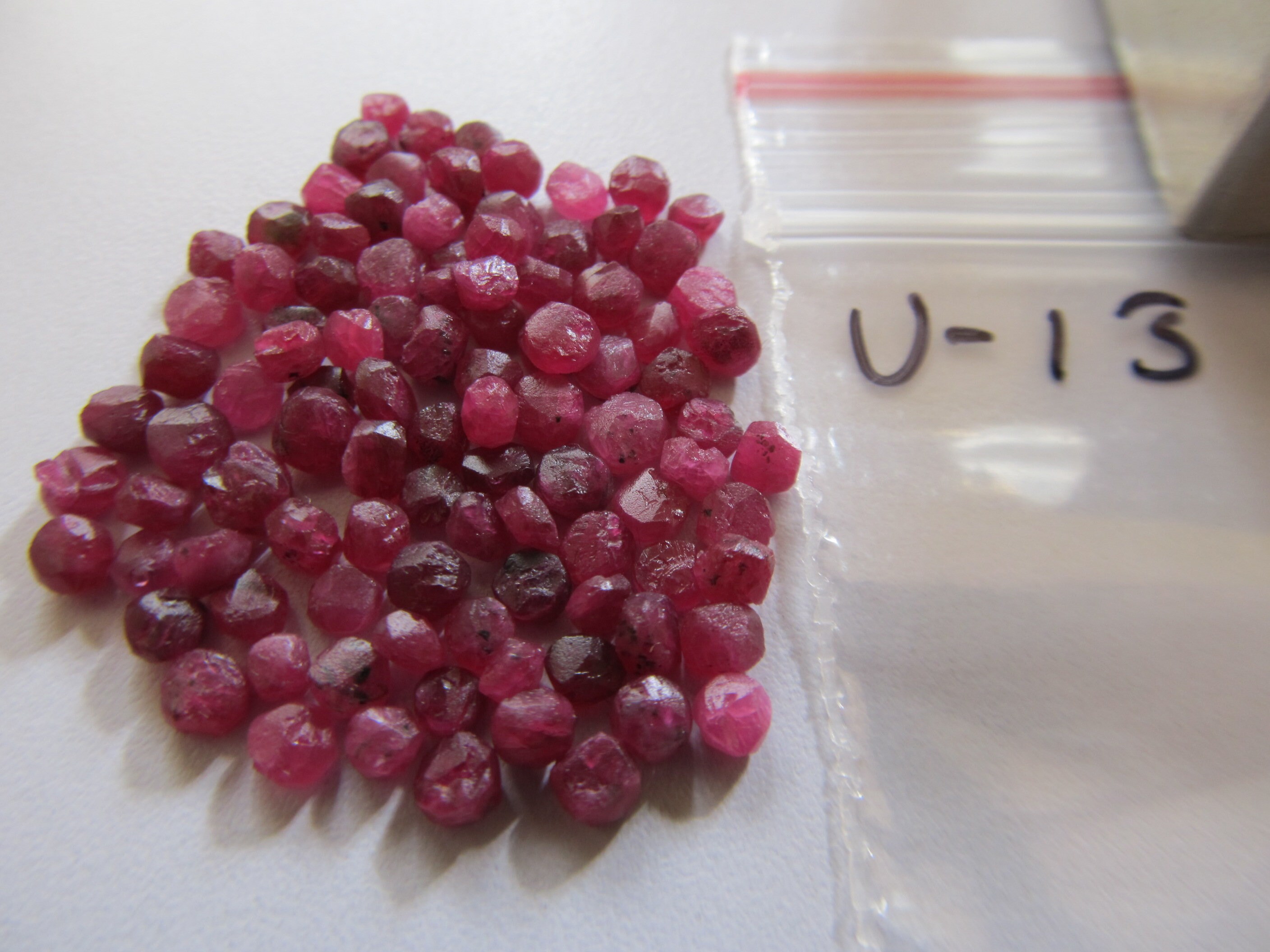 Natural Untreated raw mozambique ruby beads-Undrilled Ruby | Etsy