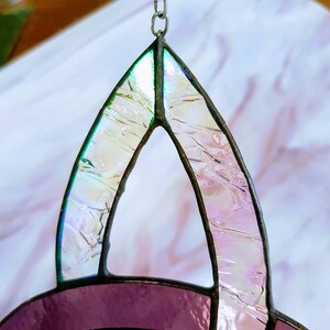 Glas in lood raamhanger van keltische knoop in glas , Tiffany glazen ...