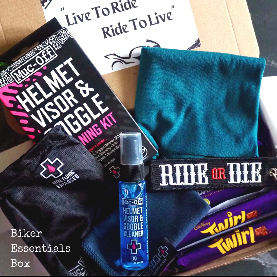 Motorcycle Essentials Letterbox Gift/ Biker Present/ Motorbike Pack ...