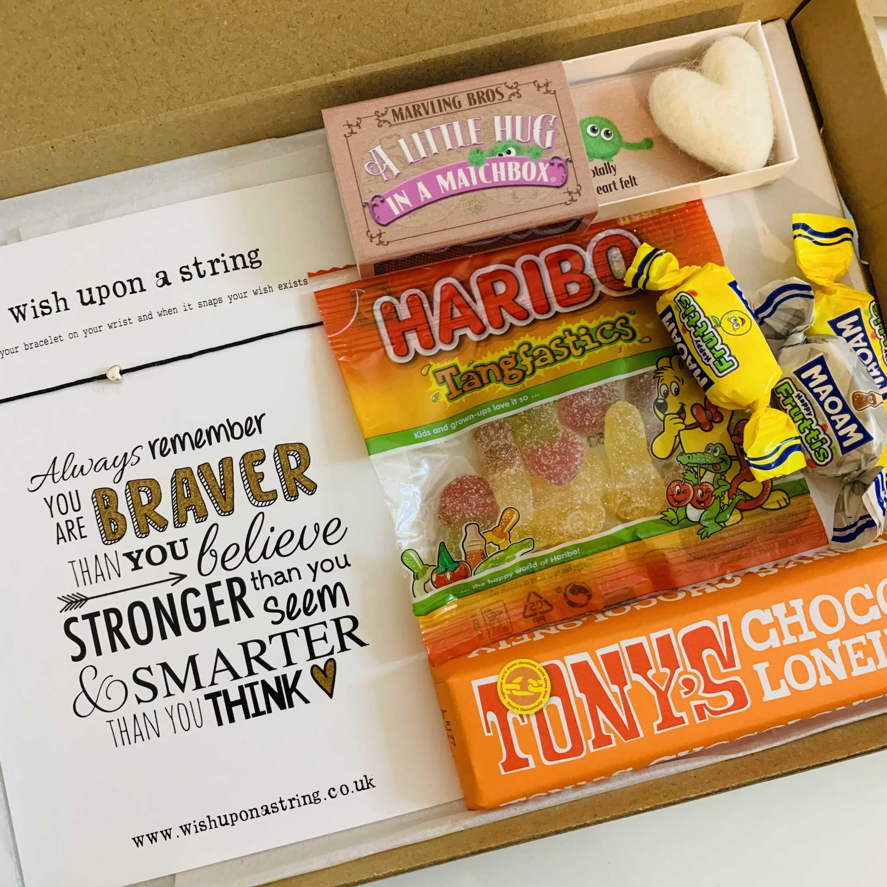 Tough Times/ Brave /hug Letterbox Gift /thinking of You / Best - Etsy UK