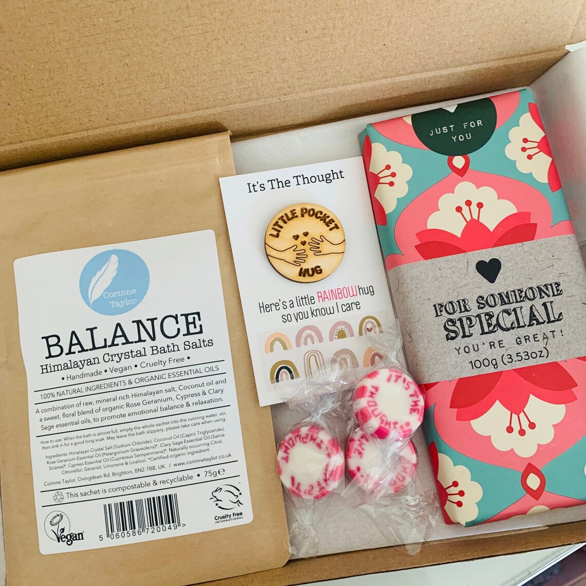 Pamper/ Someone special/Tough Times /Letterbox Gift /thinking | Etsy