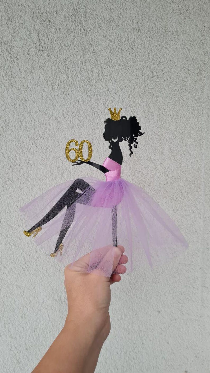 Silhouette Woman Cake Topper, 60th Birthday, Black Queen - Etsy