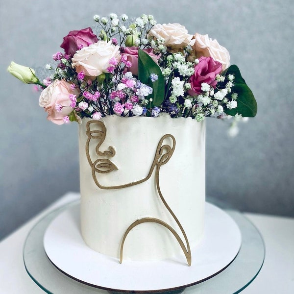 Cake Topper Lady - Etsy