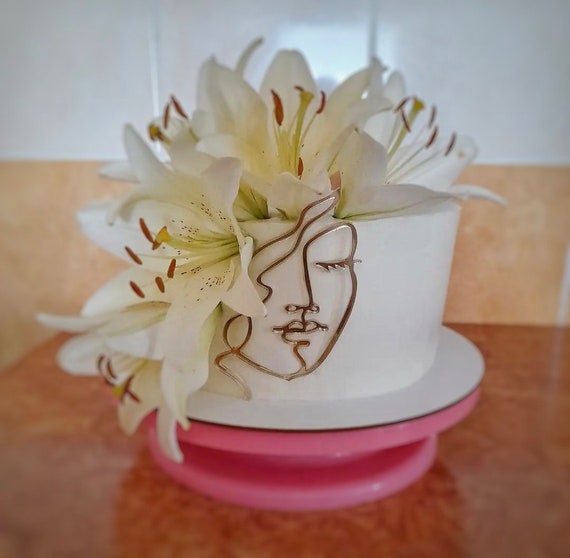 Lady Face Cake Topper. Woman Face Cake Dekor. Art Woman Face - Etsy Canada