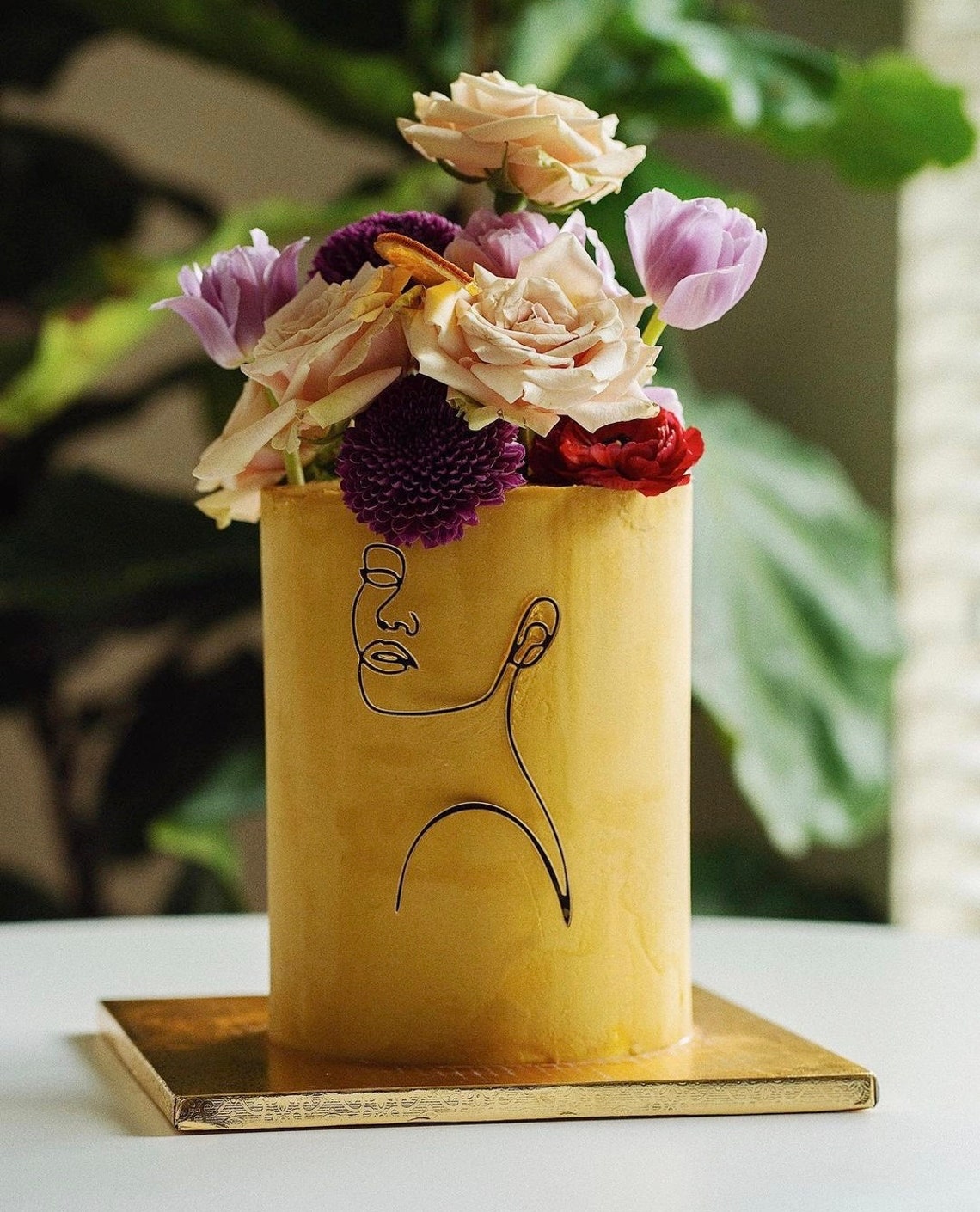 Birthday Girl Cake Topper. Femine Birthday Cake Topper Art - Etsy