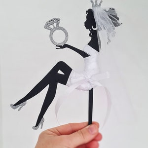 Bride Cake Topper, Bride to Be, Hen Party, Bachelorette Party Cake ...