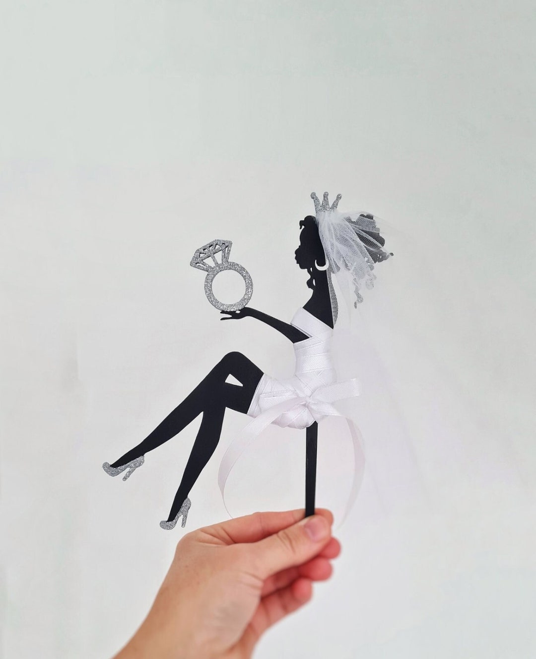 Bride Cake Topper, Bride to Be, Hen Party, Bachelorette Party Cake ...