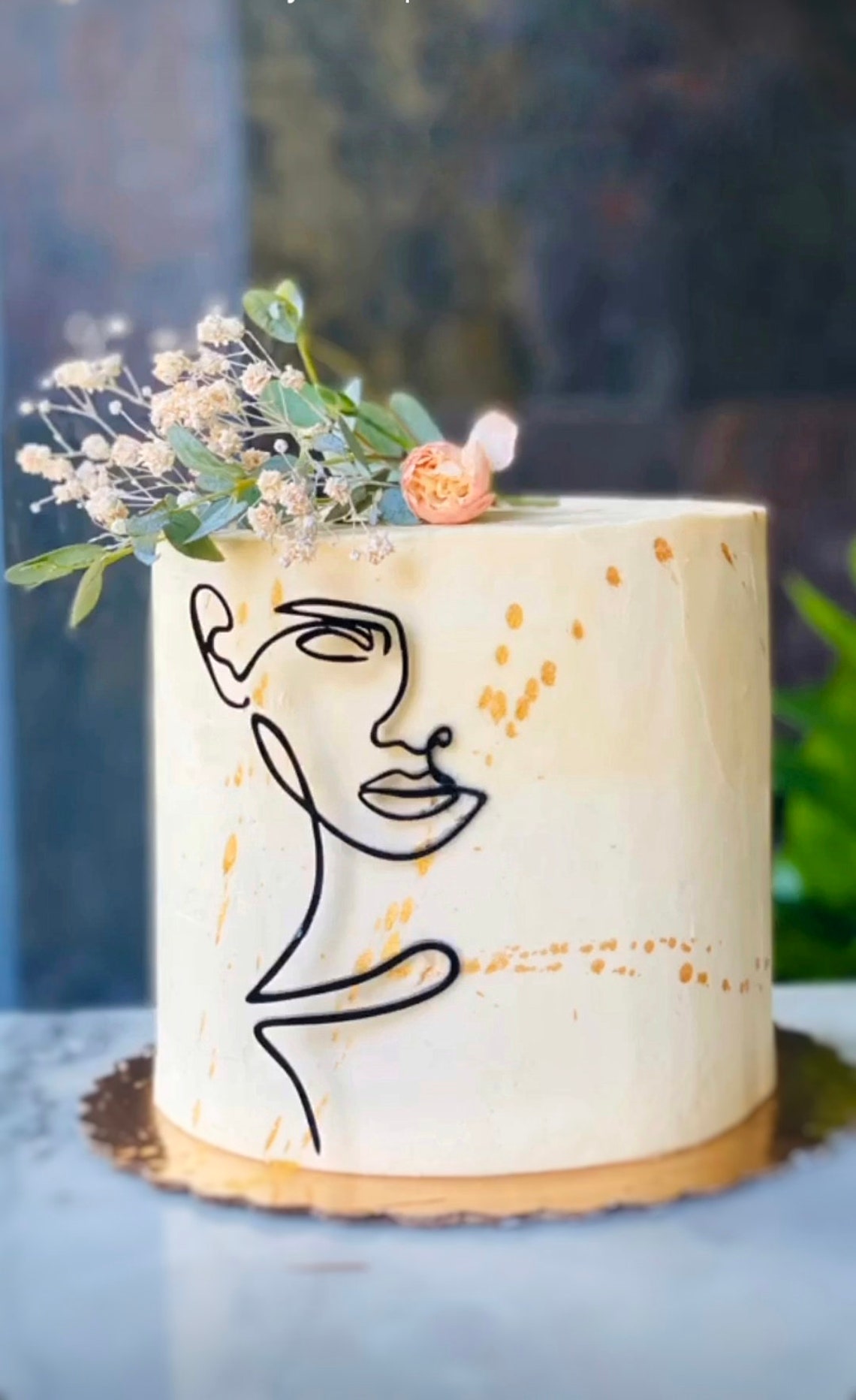 Birthday Girl Cake Topper Sitting Woman Silhouette With Custom - Etsy