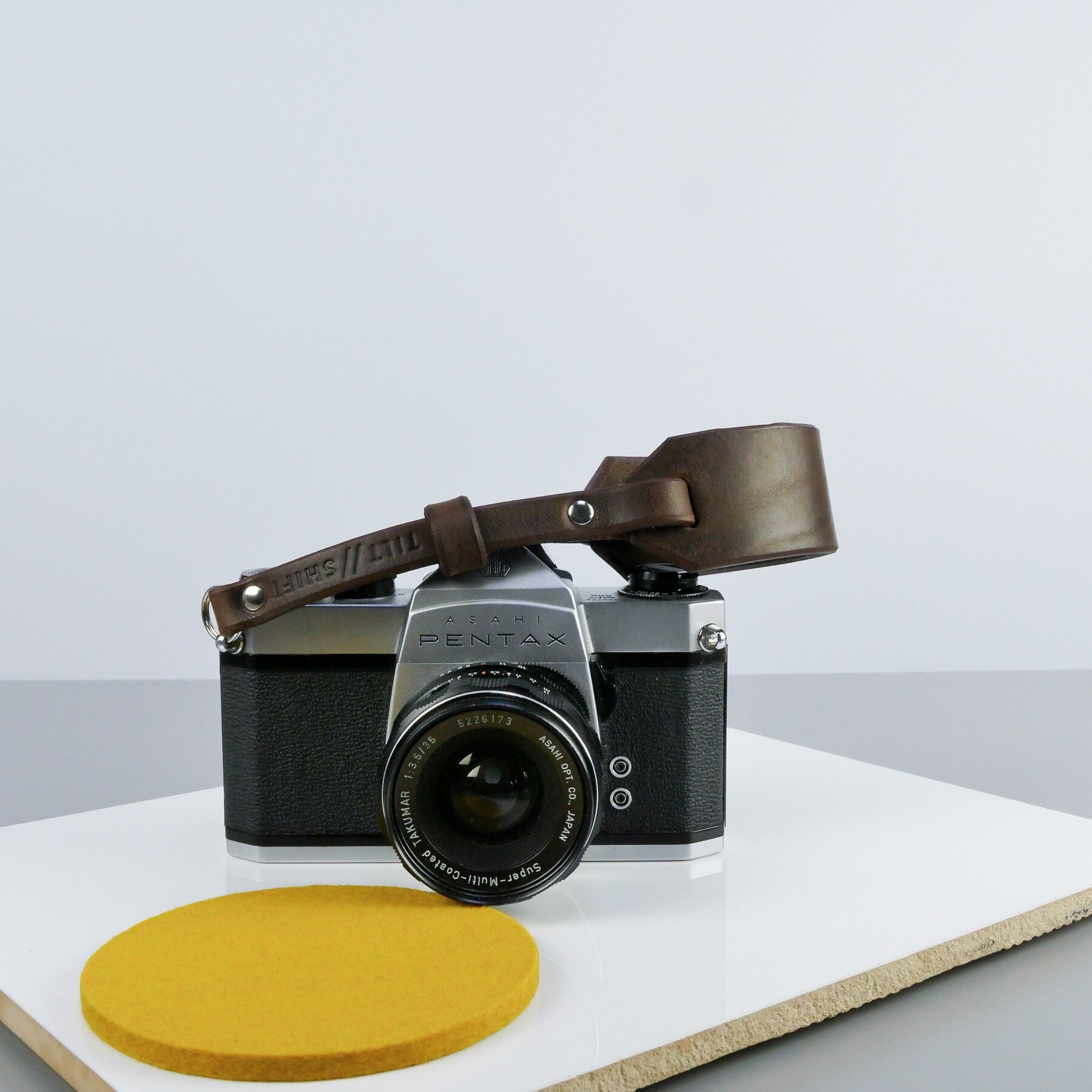 Leather Camera Wrist Strap | Minimal Camera Hand Strap | Brown Leather Camera Strap | Mirrorless ...