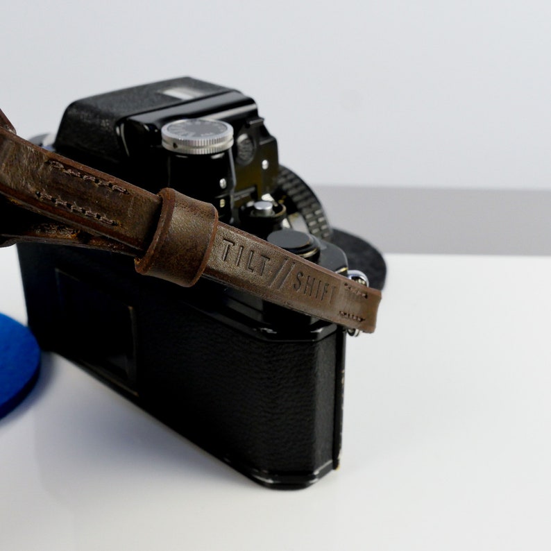 Brown Leather Camera Wrist Strap | Minimal Leather Camera Strap | DSLR ...