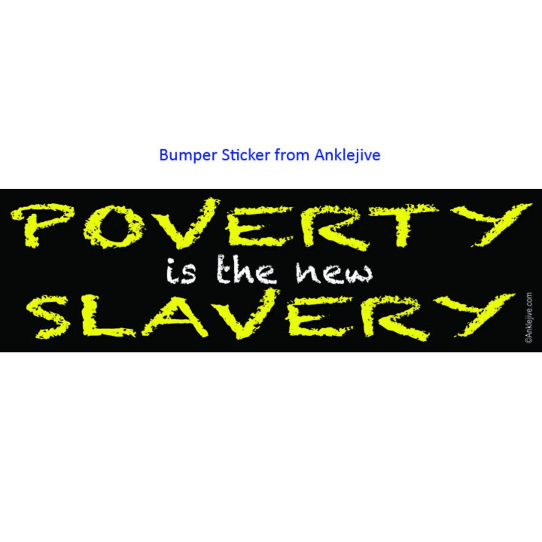 Poverty is the New Slavery - Progressive, Liberal Uv-coated Laptop ...