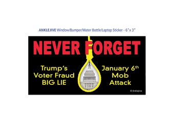 Stickers. Never Forget January 6th - Etsy