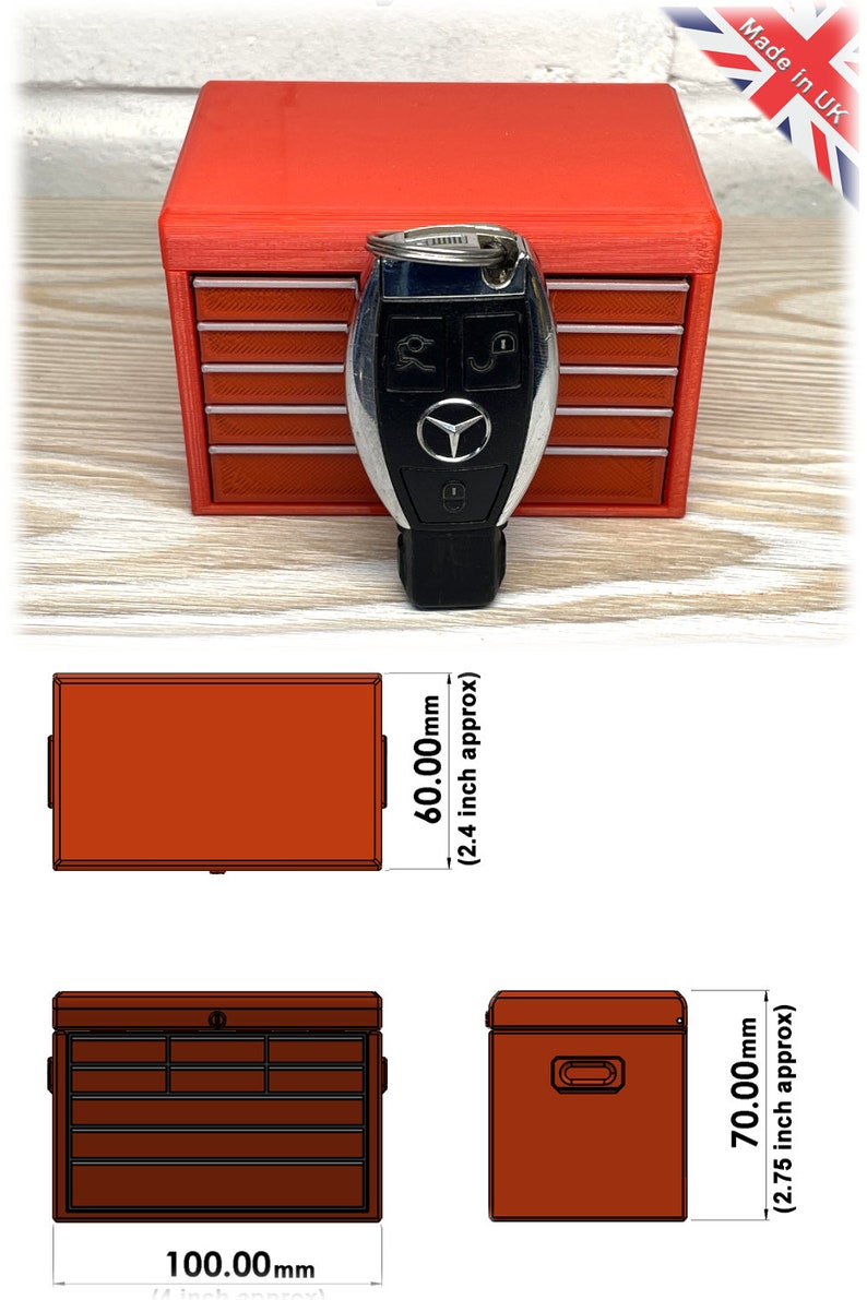 Miniature Tool Chest Storage Box - Etsy