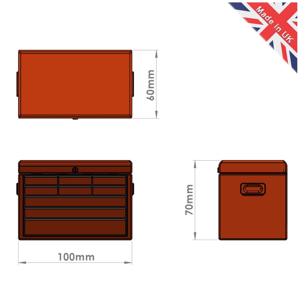 Miniature Tool Chest Storage Box - Etsy