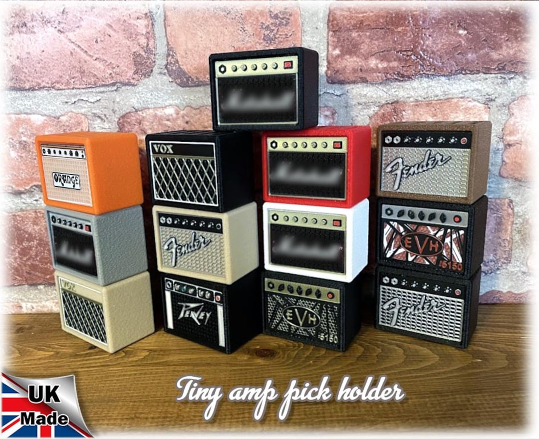 Tiny Amp Guitar Pick/plectrum Storage - Etsy