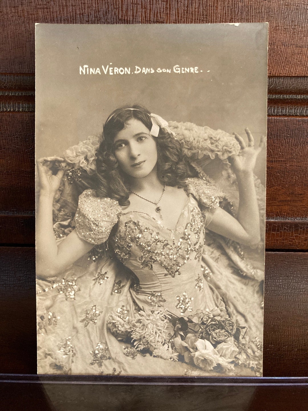 1900s Parisian Dancer Postcard | Nīna Vēron | Can-can | Beautiful ...