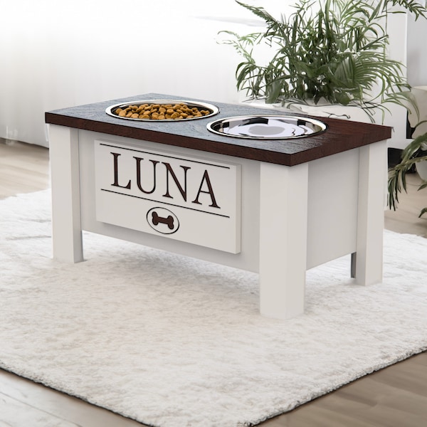Dog Bowl Stand - Etsy