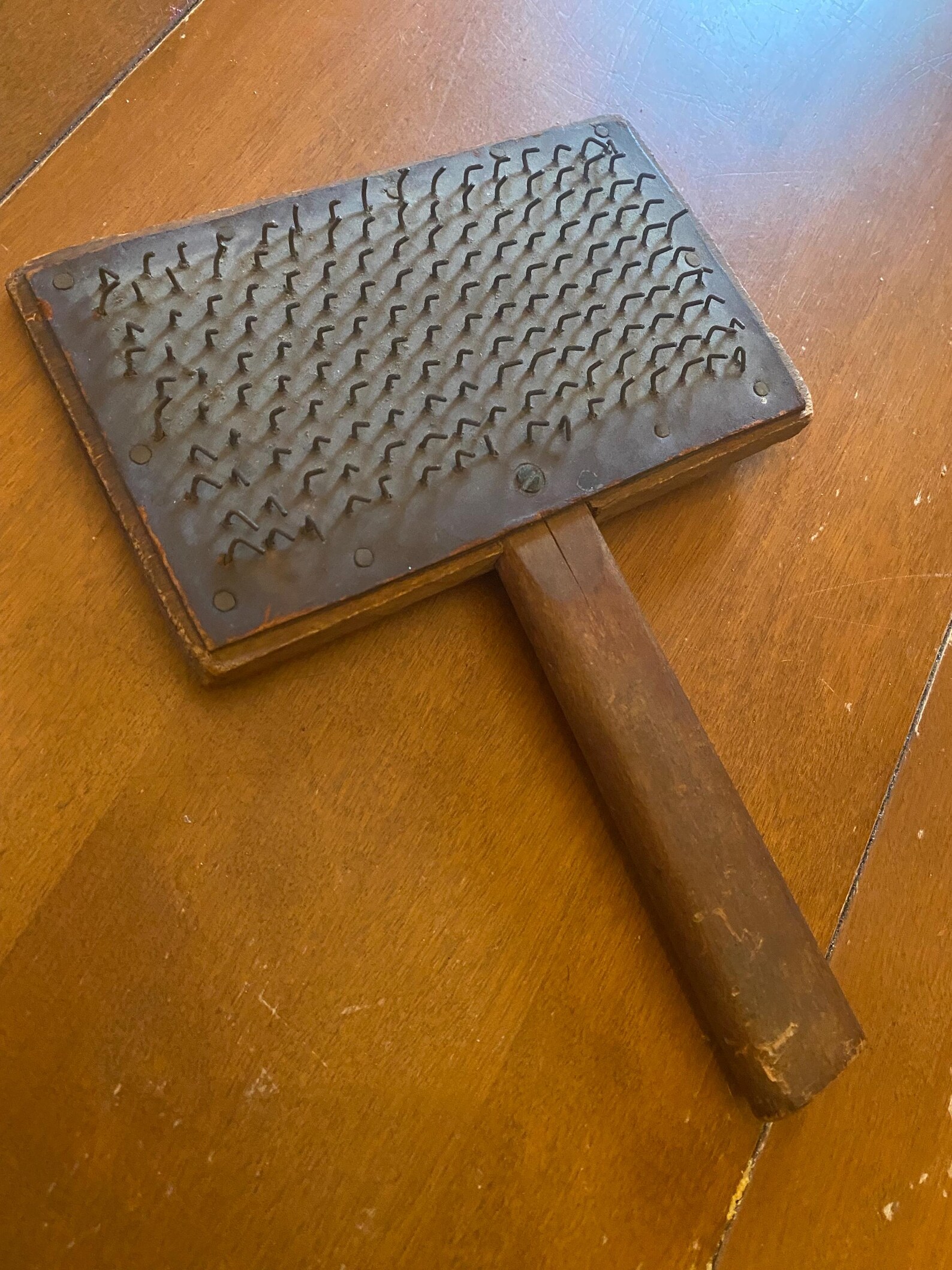 Antique Hand Wool Carding Tool Carder - Etsy