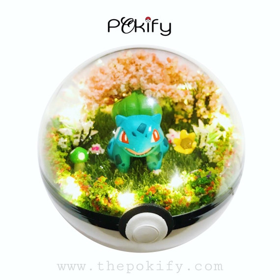 Holiday Bulbasaur Light Up Dome Terrarium Art & Collectibles Figurines ...