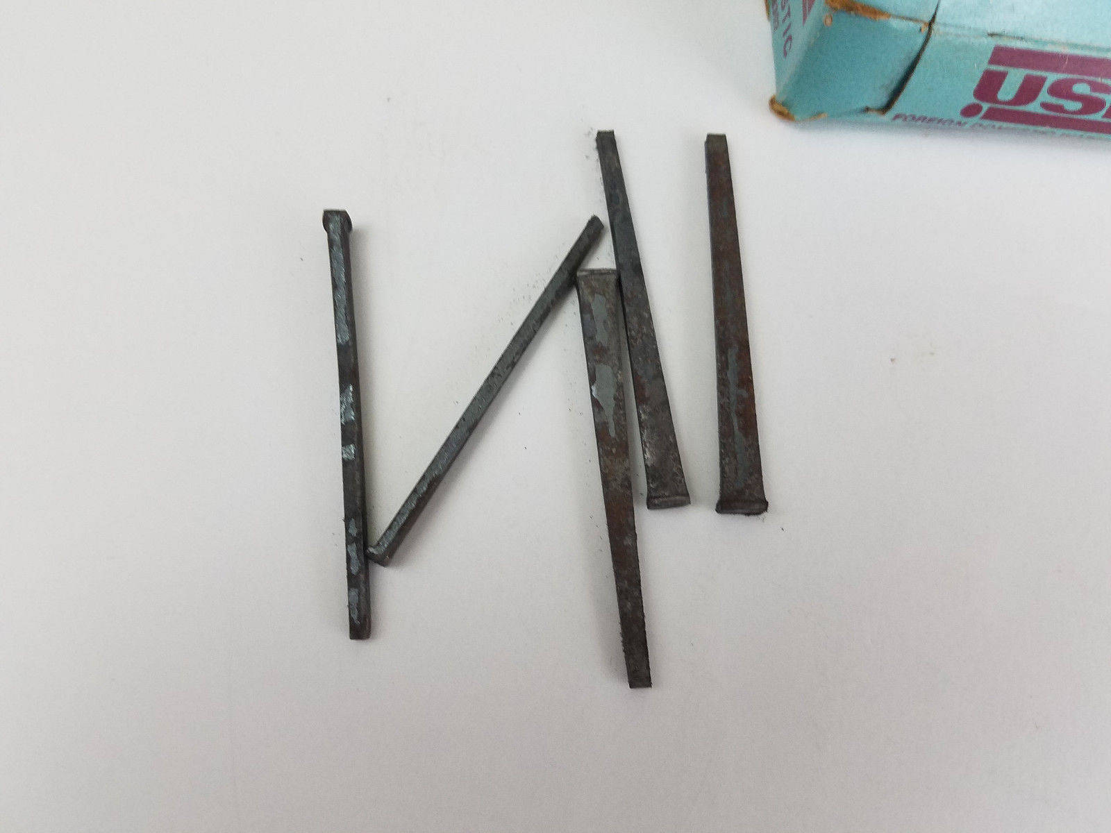 Vintage Hardened Square Nails 8-D C.H. CUT USI Foreign Domestic 2 1/2 ...