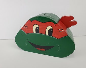 Teenage Mutant Ninja Turtles Piggy Banks - Etsy