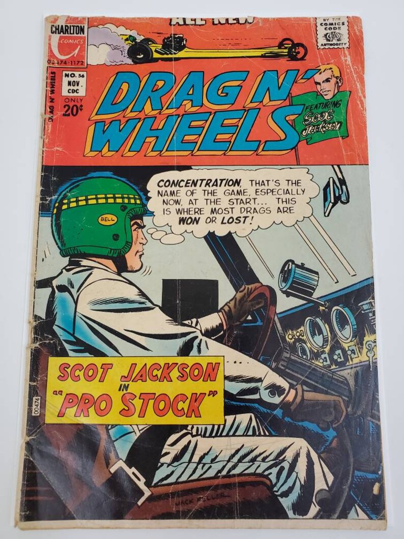 Drag N' Wheels Volume 4 #56 | Charlton Comics 1972 | Vintage 1970s ...