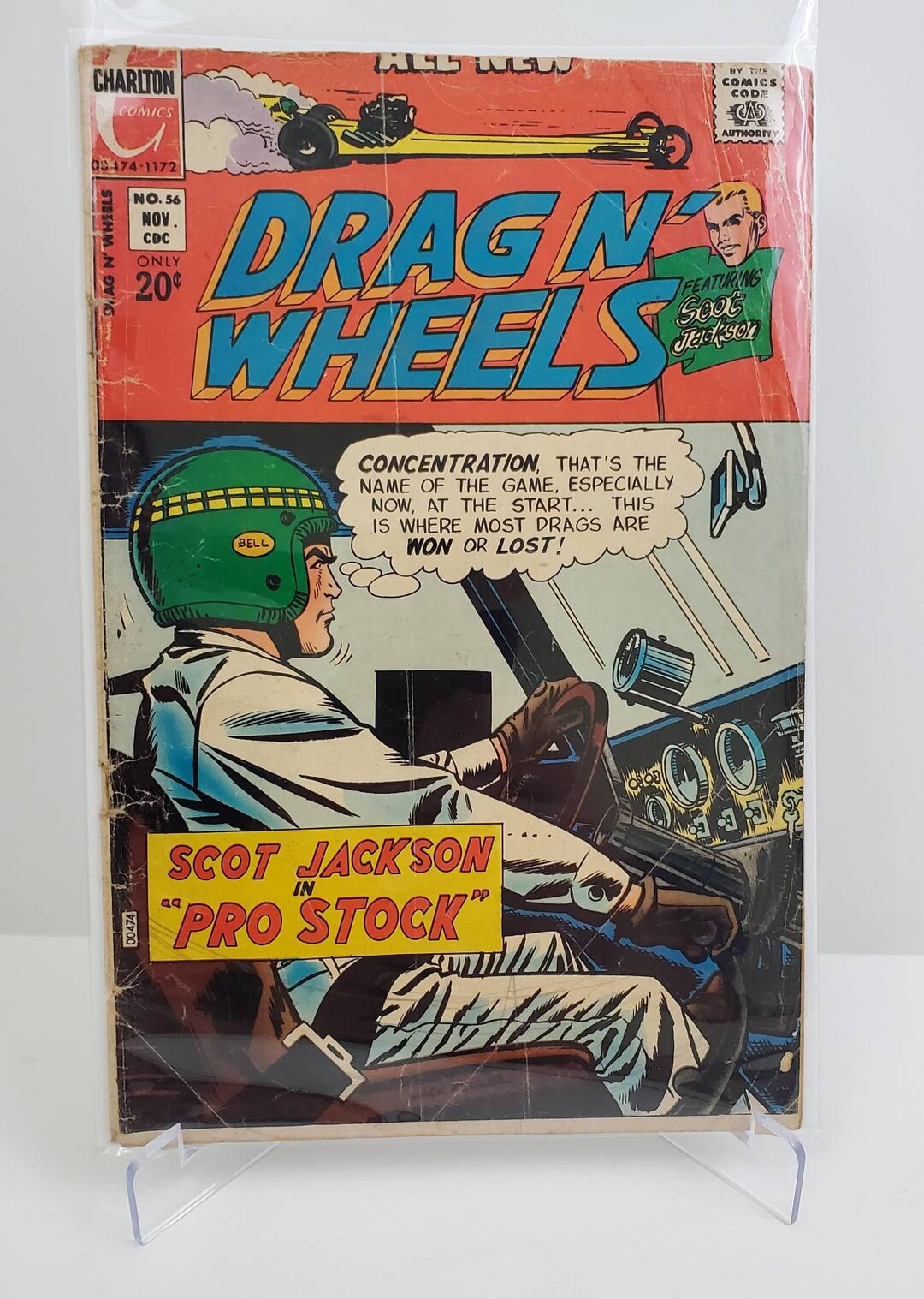 Drag N' Wheels Volume 4 #56 | Charlton Comics 1972 | Vintage 1970s ...