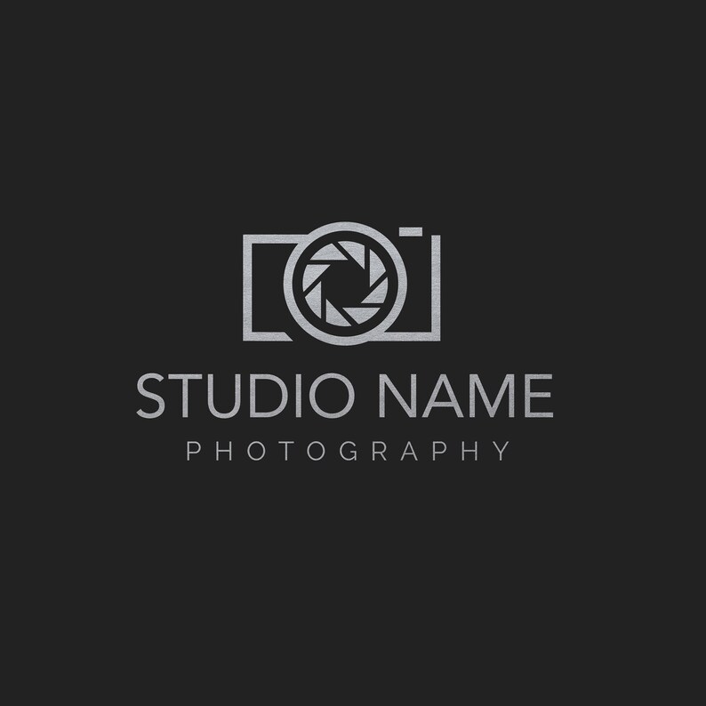 Gold and Silver Photography Logo, Camera Logo, Wedding Photography Logo ...