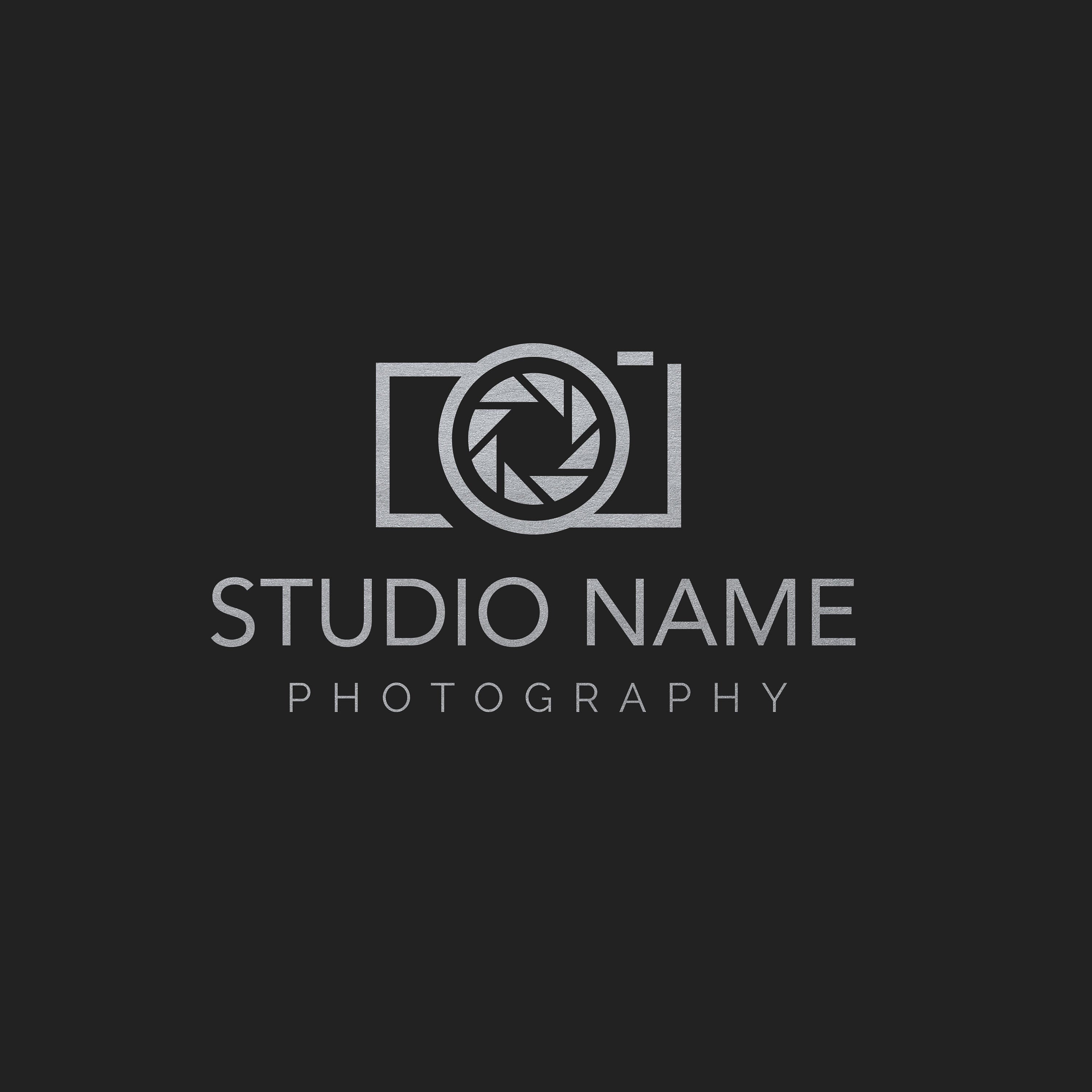 Gold and Silver Photography Logo, Camera Logo, Wedding Photography Logo ...