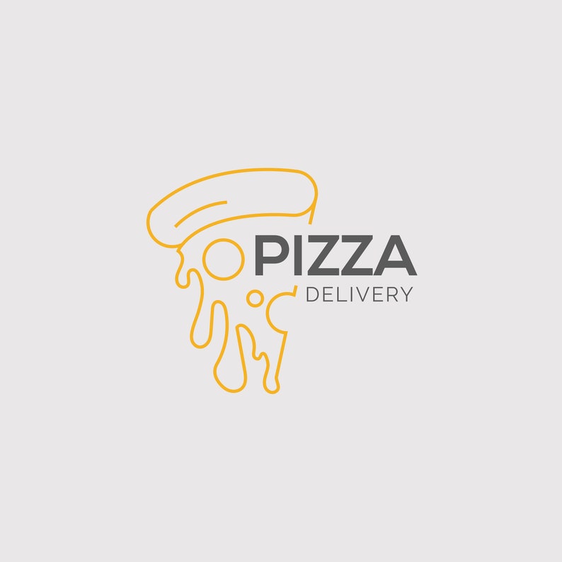 Pizza Logo Design, Pizza Logo Maker, Premade Pizza Logo, Kitchen Logo ...
