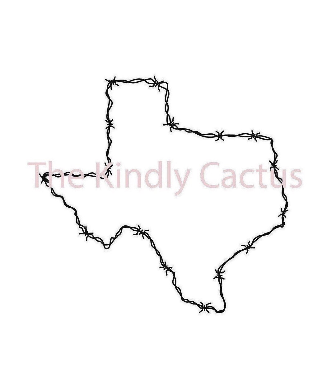 Barbed Wire Texas Cut File - Etsy