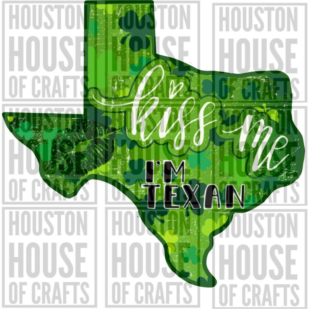 St. Patrick's Day Png, Texas St. Patrick's Day Png, Green Texas ...