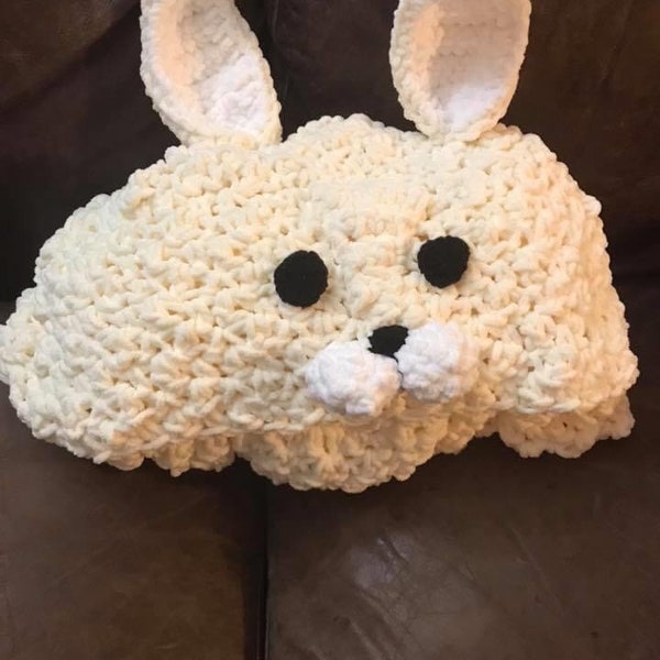 Hooded Rabbit Blanket - Etsy