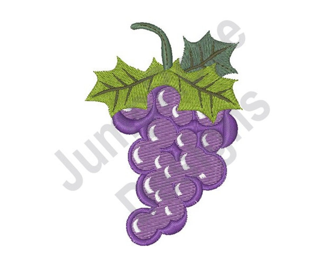 Grape Machine Embroidery Design - Etsy