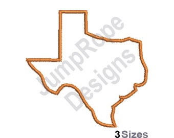 Texas State Machine Embroidery Design 4 SIZES Bluebonnet - Etsy