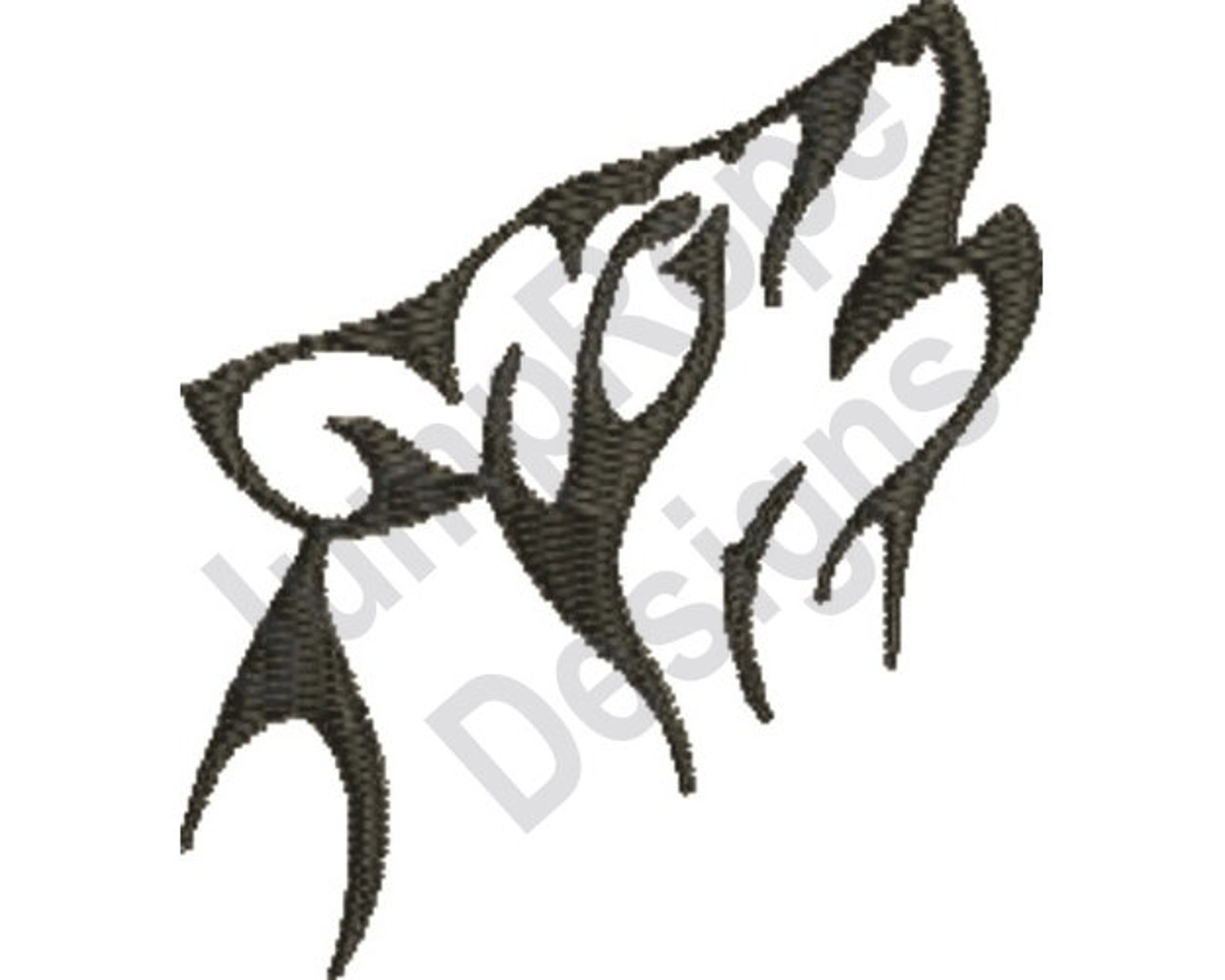 Howling Wolf Machine Embroidery Design - Etsy